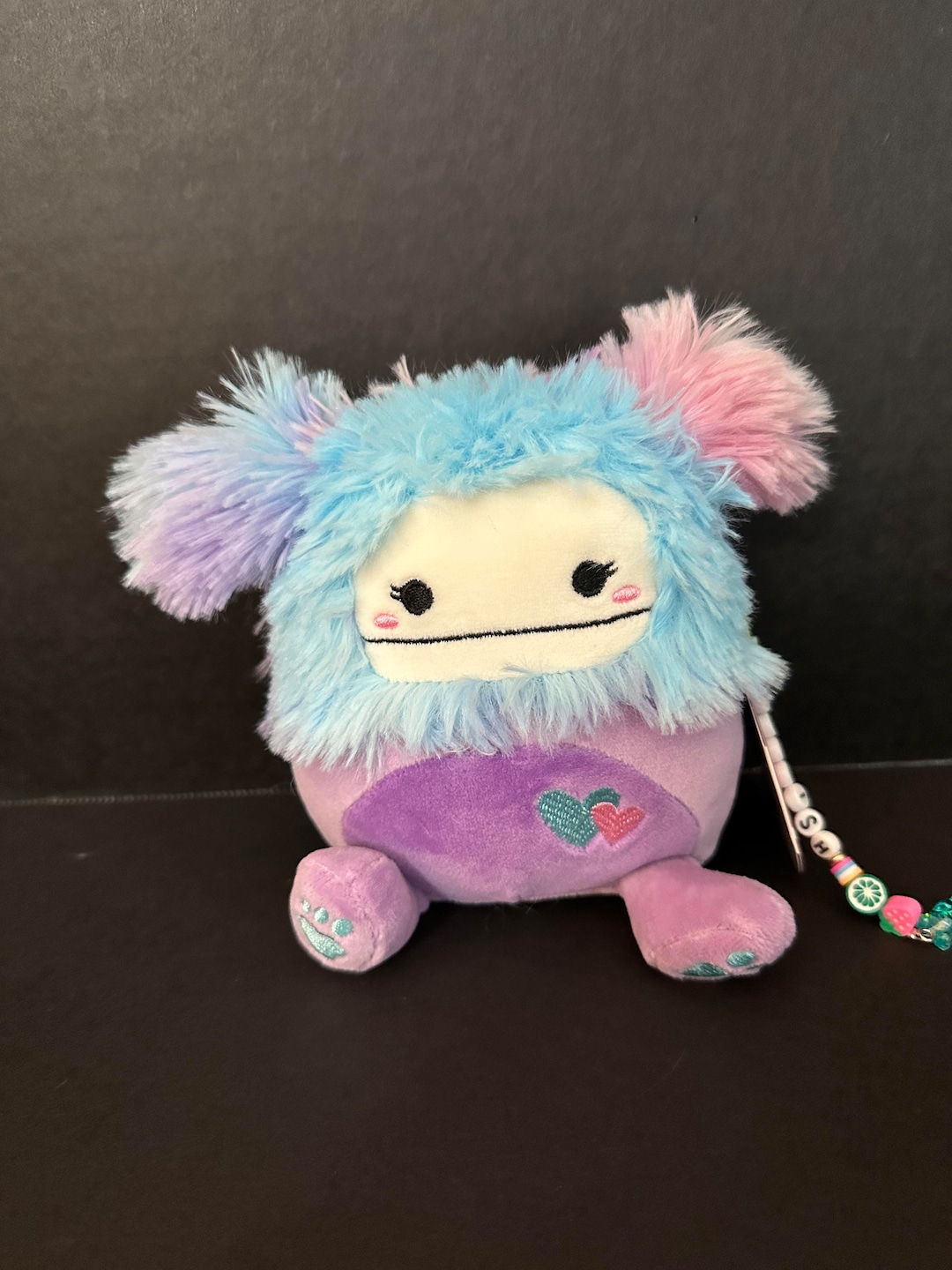 Squishmallow 5 Eden Bigfoot Embroidered Hearts & Feet W/custom Hand ...