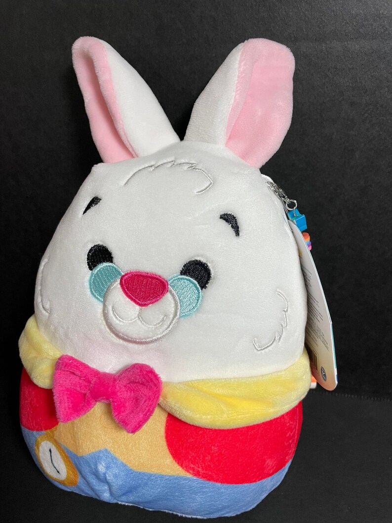 Squishmallow 6.5 White Rabbit Alice in Wonderland - Etsy