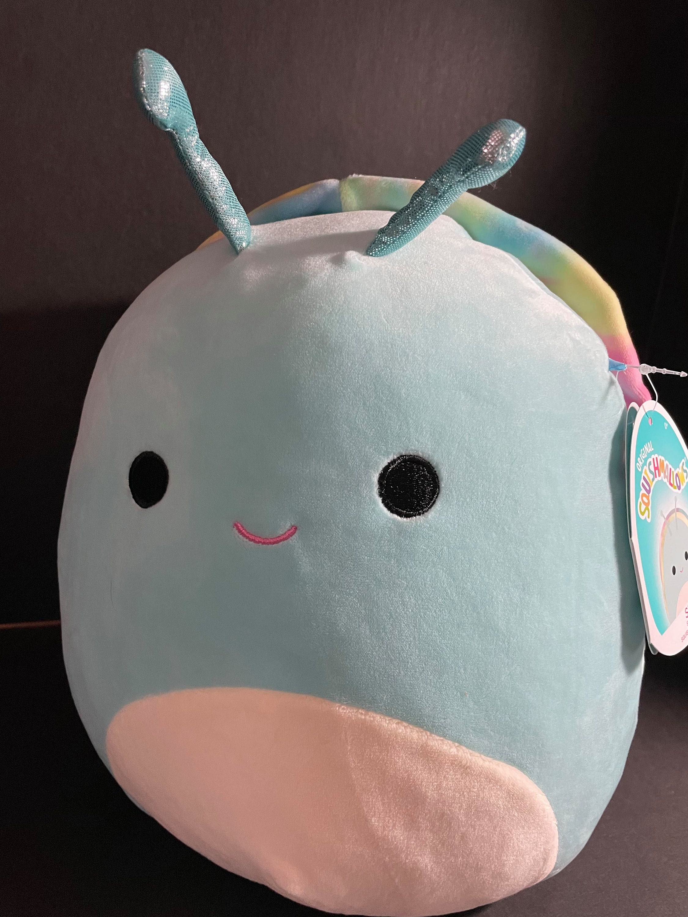 Squishmallow 12 Sid Snail W/custom Hand-made Beaded I - Etsy