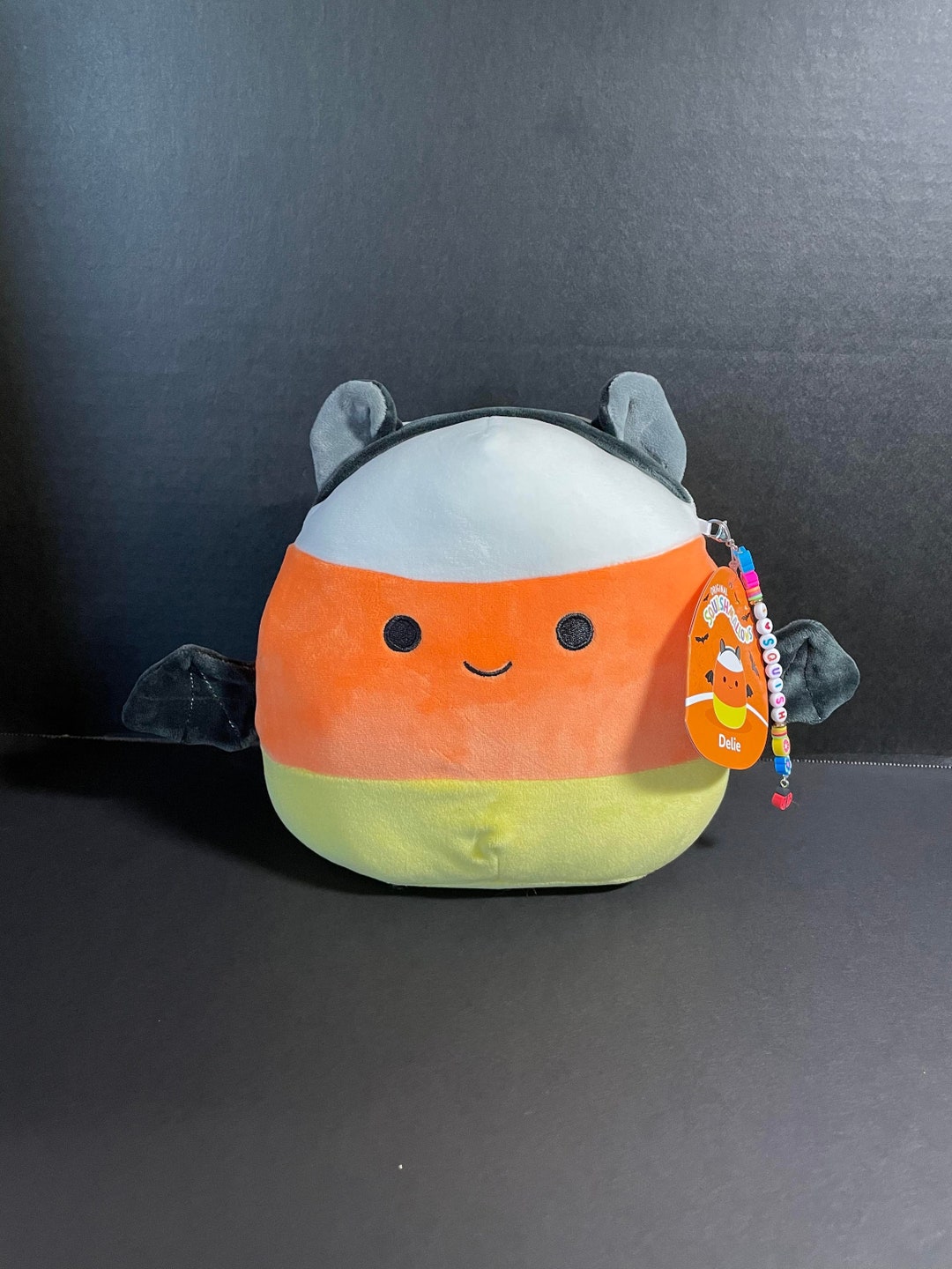 Squishmallow 8 Delie Candy Corn Bat W/custom Hand-made - Etsy