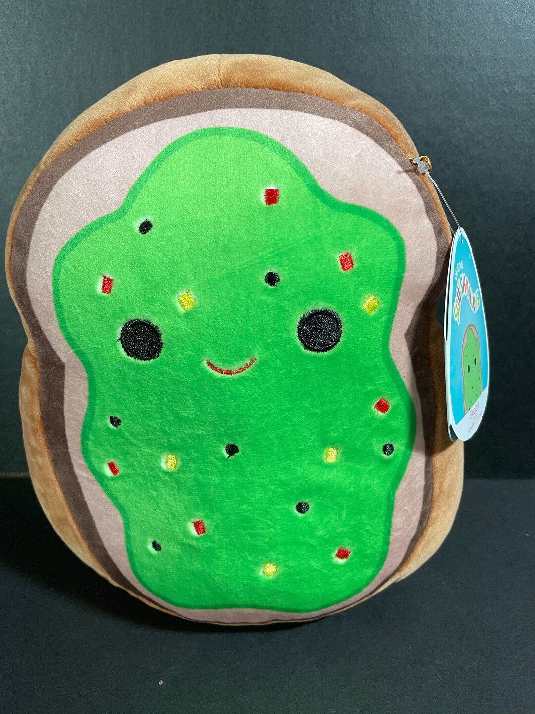 Squishmallow 8 Sinclair Avocado Toast W/custom Hand-made Beaded I Love ...