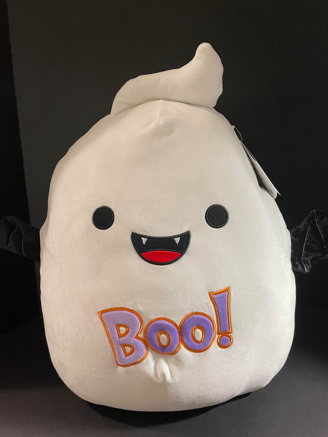 Squishmallows 16 GRACE the Boo Vampire Ghost Bat W/custom Hand-made ...