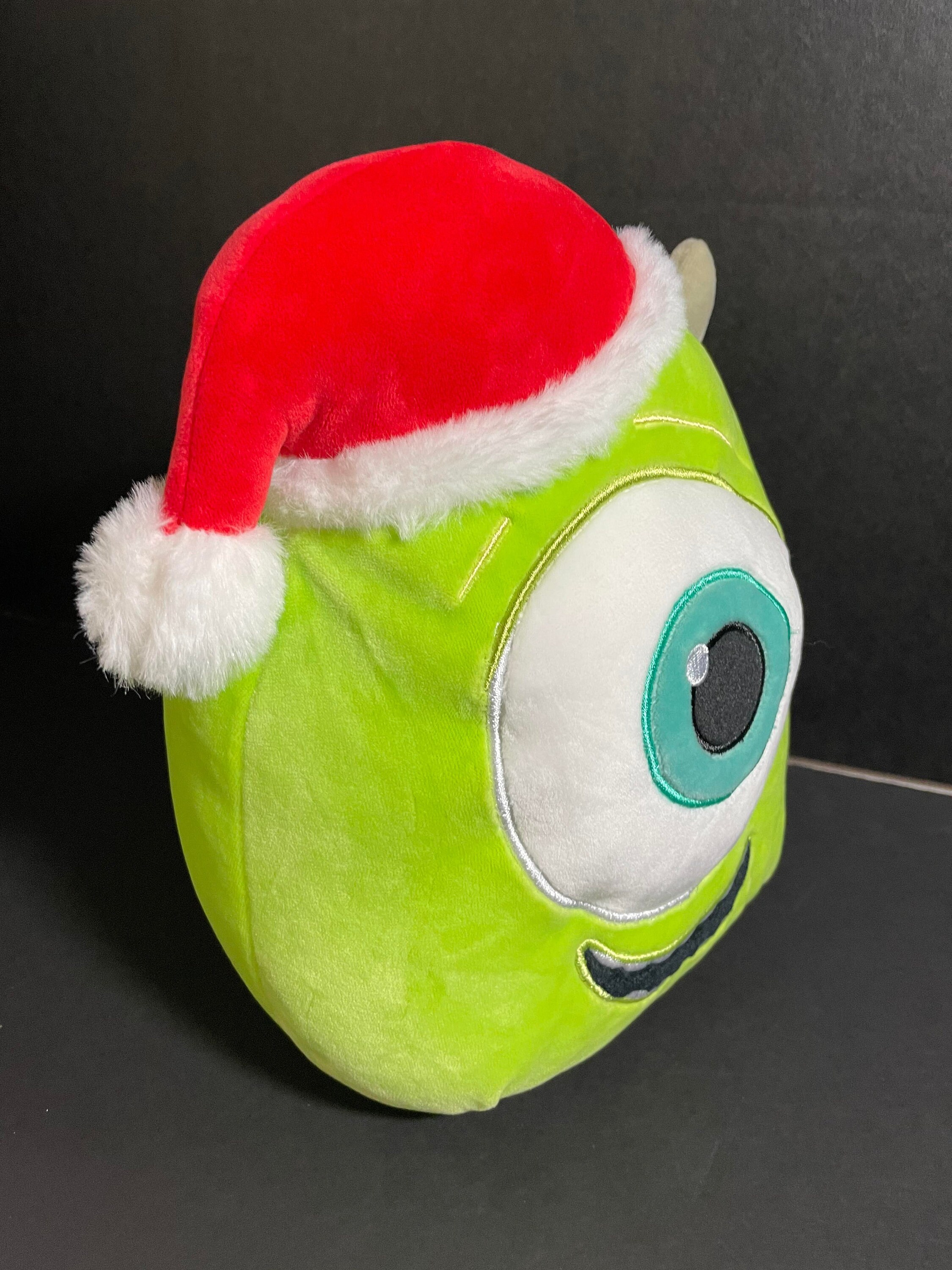 Squishmallow 8 Mike Wazowski Monster's Inc Santa Hat - Etsy