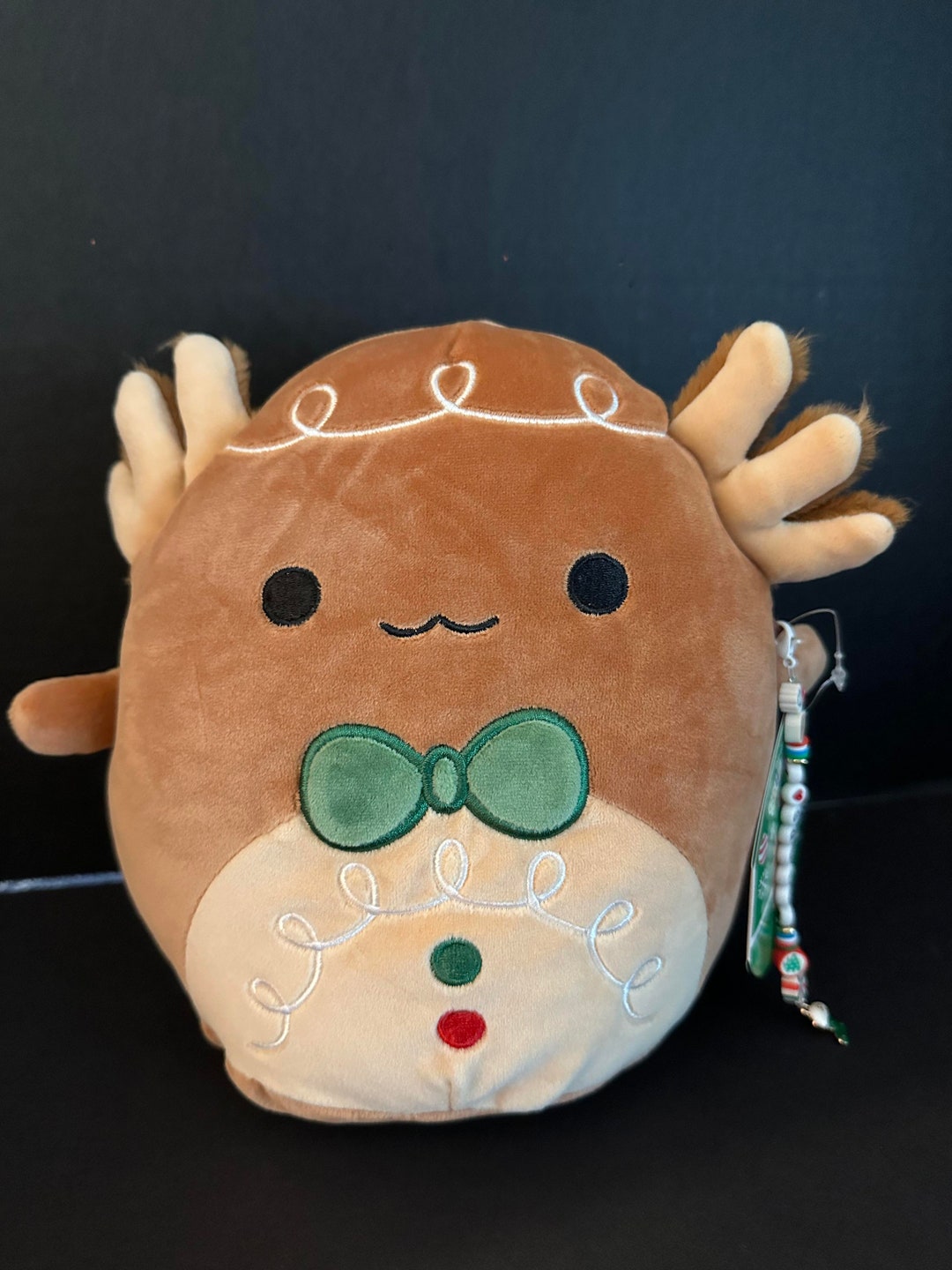 Squishmallow 8 Den Axolotl Gingerbread W/custom - Etsy
