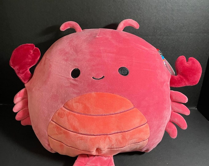 Squishmallow 12 Lorono the Lobster W/custom Hand-made Beaded I Love ...