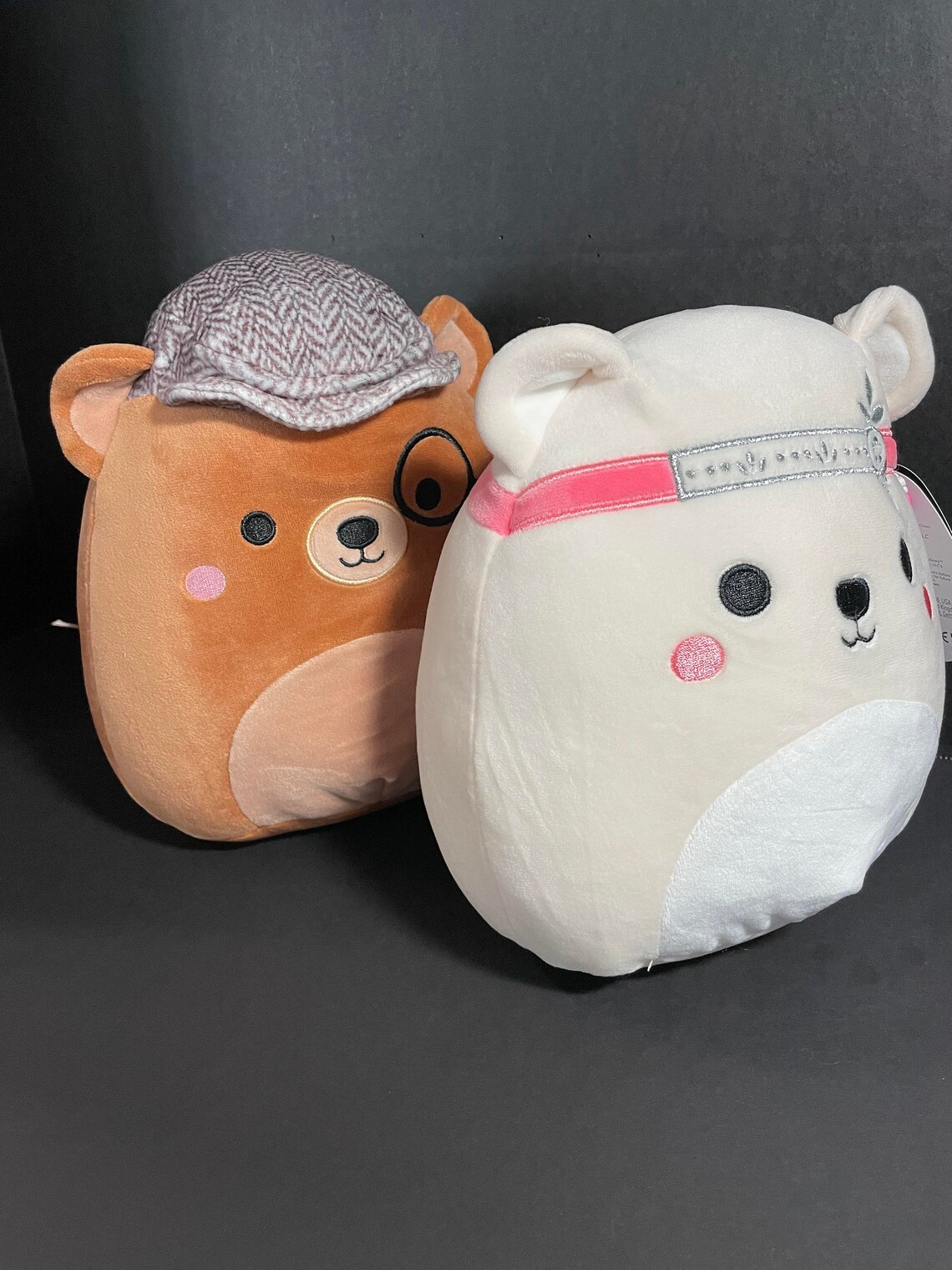 Squishmallow 8 Omar & Brooke Fancy Friends Bear Set - Etsy