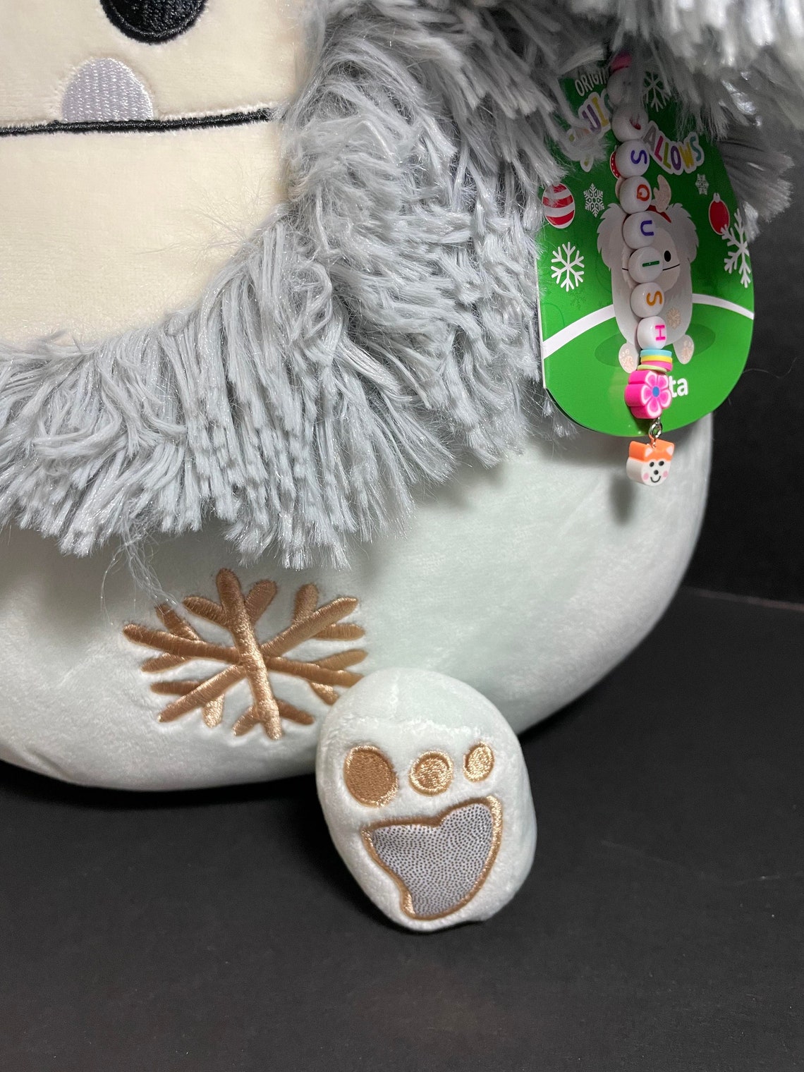 Squishmallow 12 Evita Bigfoot Metallic Snowflake Holiday - Etsy