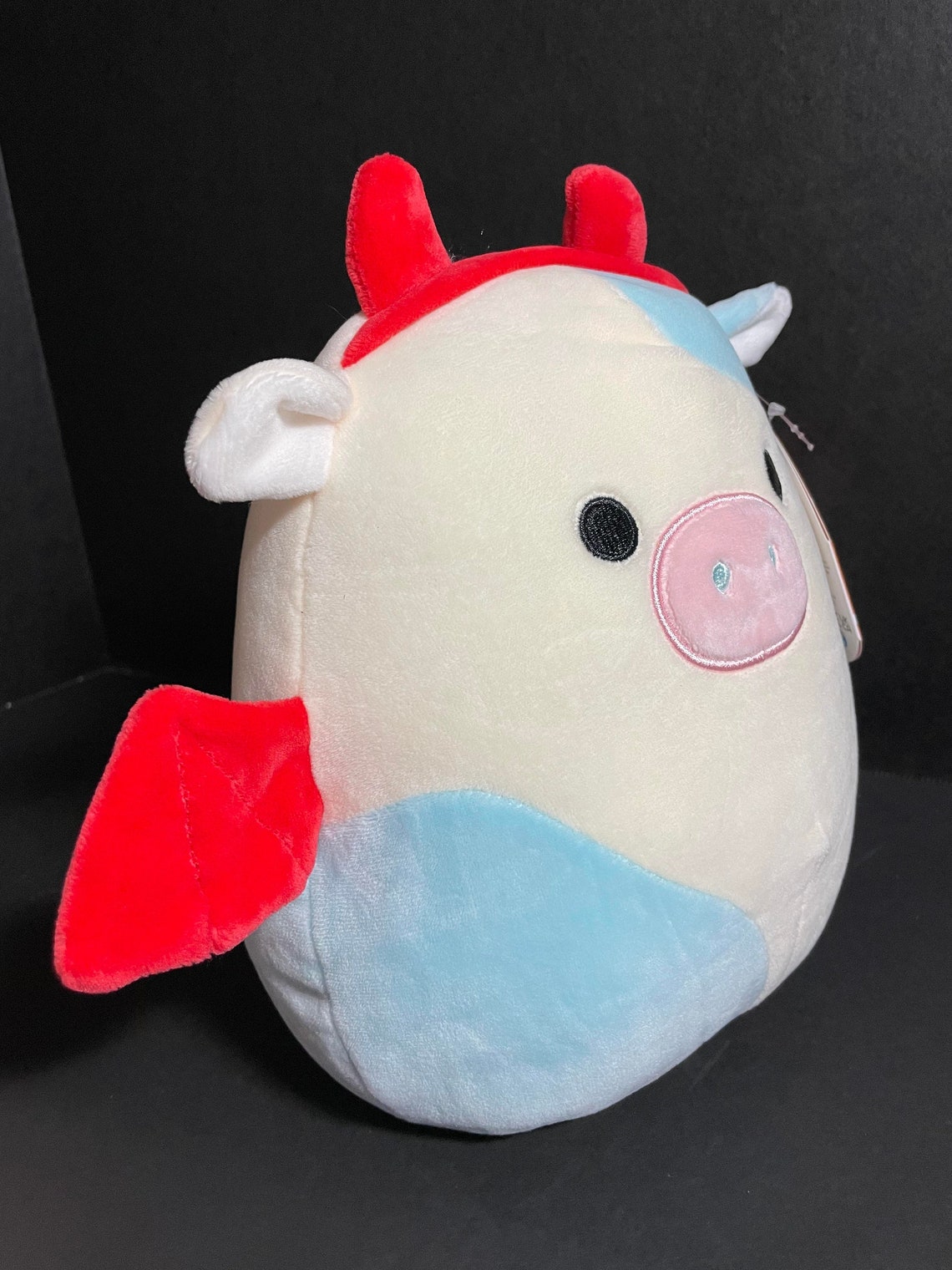 Squishmallow 8 Belana Cow Devil Bat W/custom Hand-made - Etsy Squishmallow 8 Belana Cow Devil Bat W/custom Hand-made - Etsy