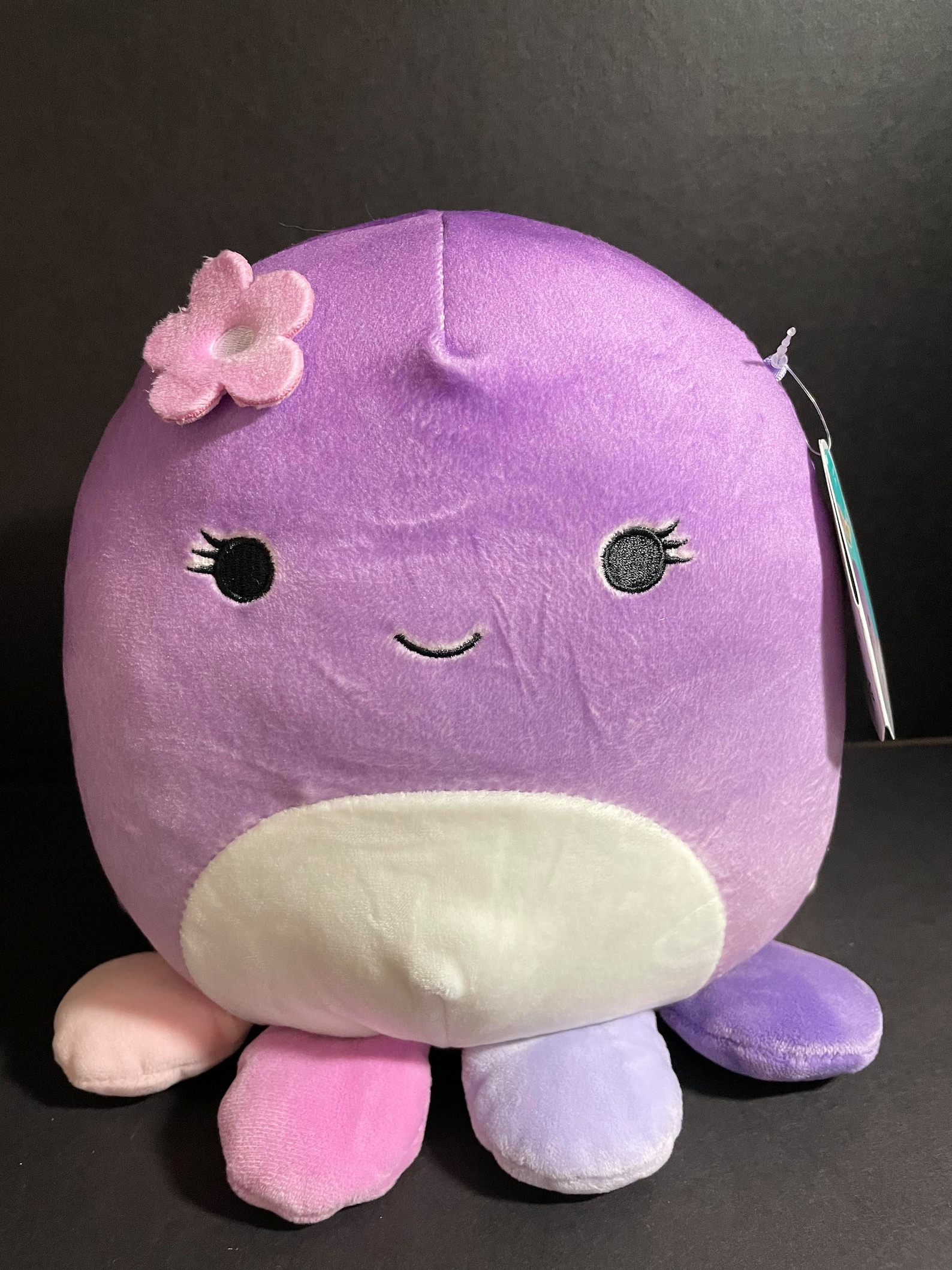 Squishmallow 8 Violet Octopus W/custom Hand-made Beaded - Etsy