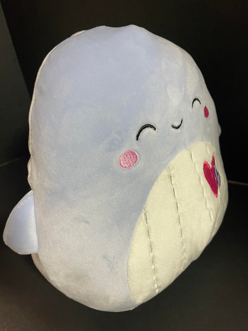 Squishmallow 5 Samir Whale W/custom Hand-made Beaded I - Etsy