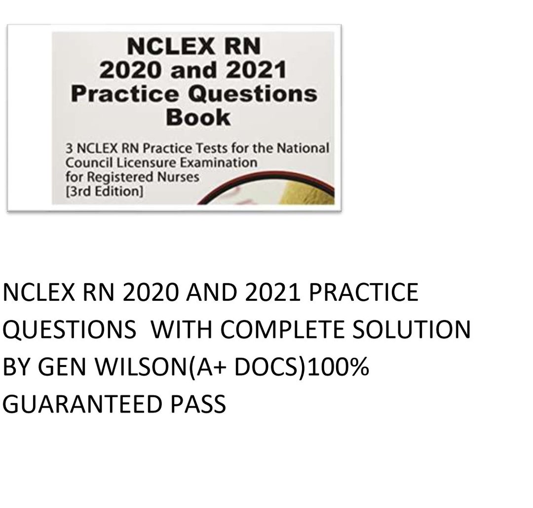 NCLEX RN 2022 And 2023 Practice Questions And AnswersA Etsy Schweiz nclex-rn-2022-and-2023-practice-questions-and-answersa-etsy-schweiz