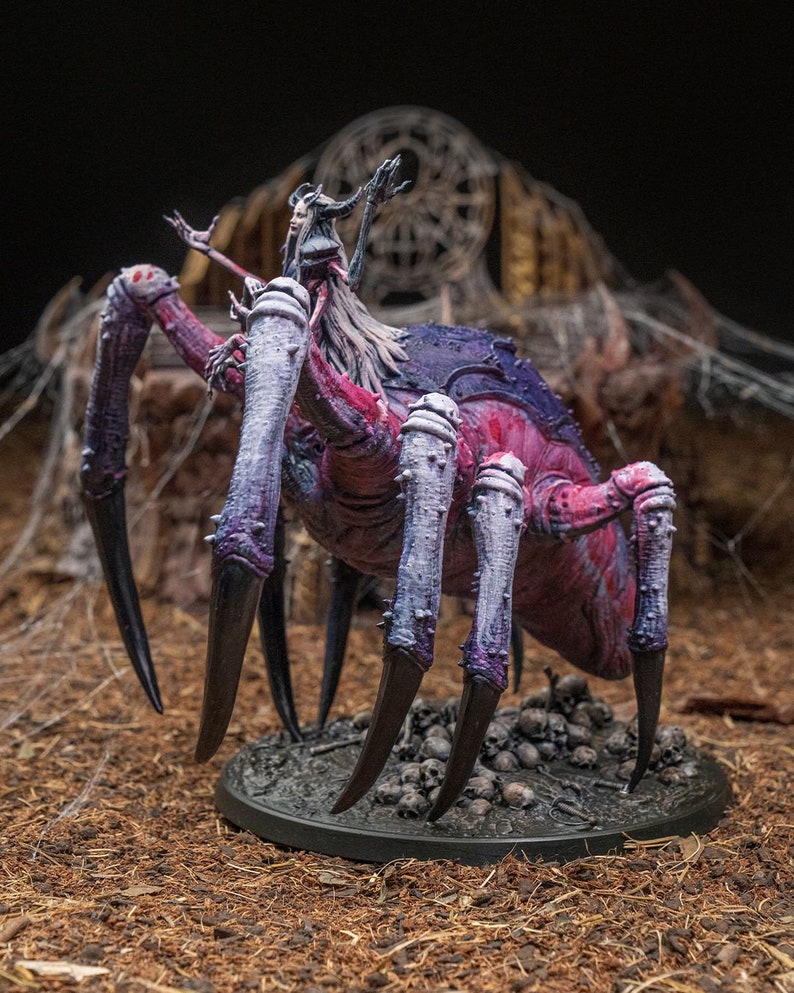 Spider Queen Miniature for Dnd Drider Mini Miniature Dnd Figure for ...
