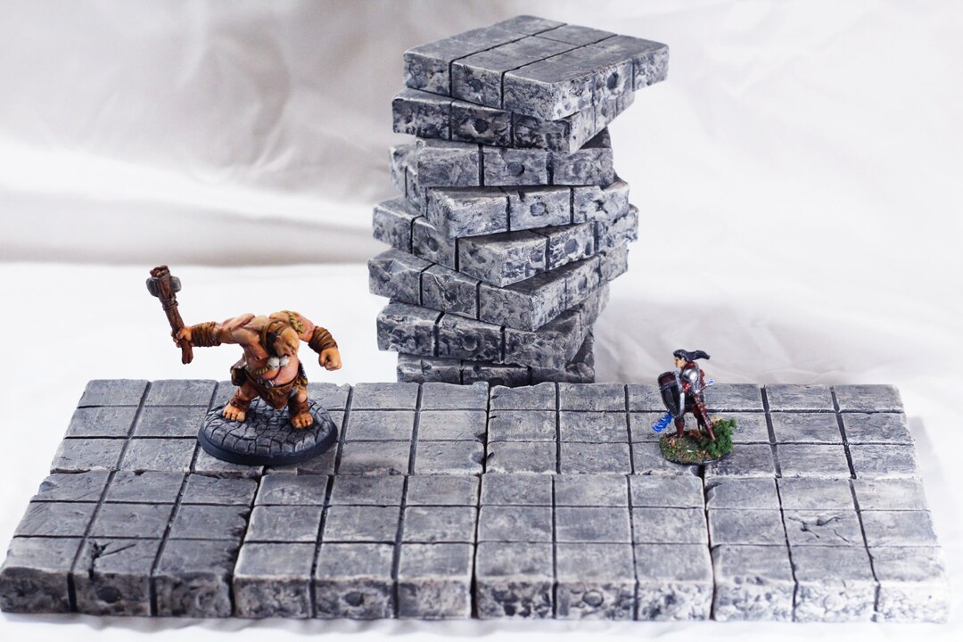 Magnetic Dungeon Tiles Terrain Set for Dnd, Pathfinder, Ttrpgs Dnd Tile ...
