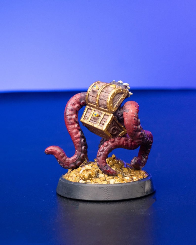 Mimic Miniature for Dnd Treasure Chest Mimic Miniature Dnd Figure for ...