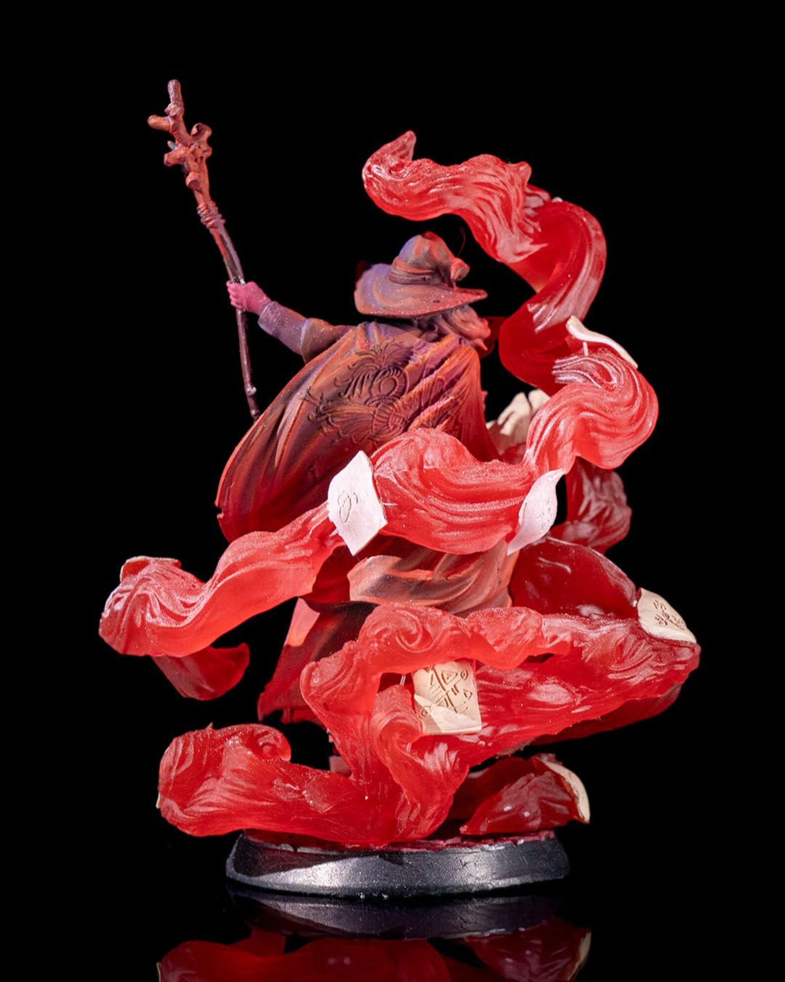 Wizard Miniature for Dnd Male Human Wizard Miniature Dnd Figure for ...