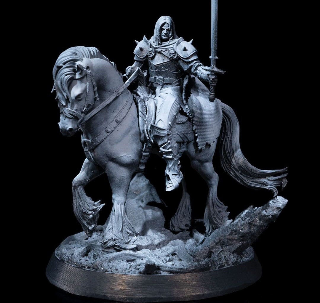 Mounted Knight Miniature for Dnd Knight Figure Miniature for Pathfinder ...