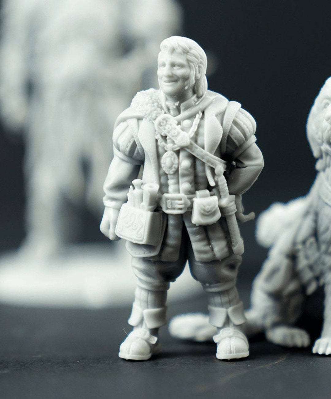 Halfling Miniature for Dnd Male Halfling Miniature Dnd Figure for ...