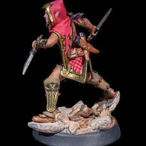 Elf Rogue Miniature for Dnd | Female Elf Rogue | Miniature Dnd Figure ...