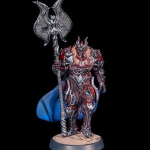 Hell Knight Miniature for Dnd Death Knight Miniature Dnd Figure for ...