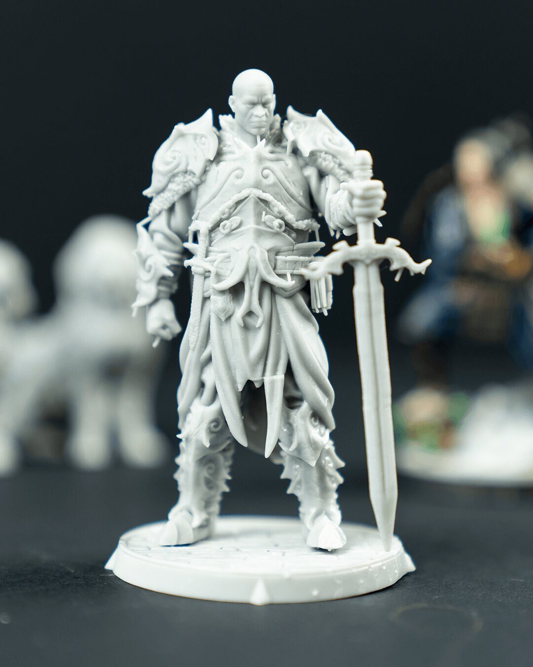 Paladin Miniature for Dnd Male Human Paladin Miniature Dnd - Etsy
