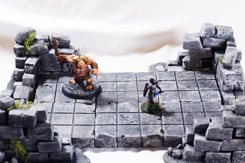 Wargaming Terrain Ruins Dnd Terrain Set Dungeon Terrain for RPG ...