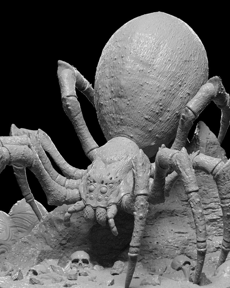 Giant Spider Miniature for Dnd Phase Spider Miniature Dnd Figure for ...