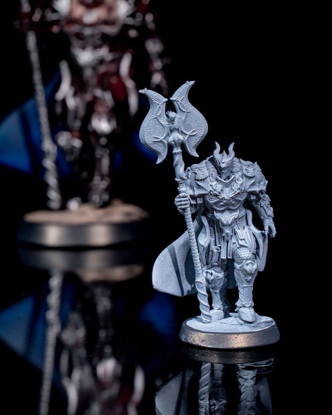 Hell Knight Miniature for Dnd Death Knight Miniature Dnd Figure for ...