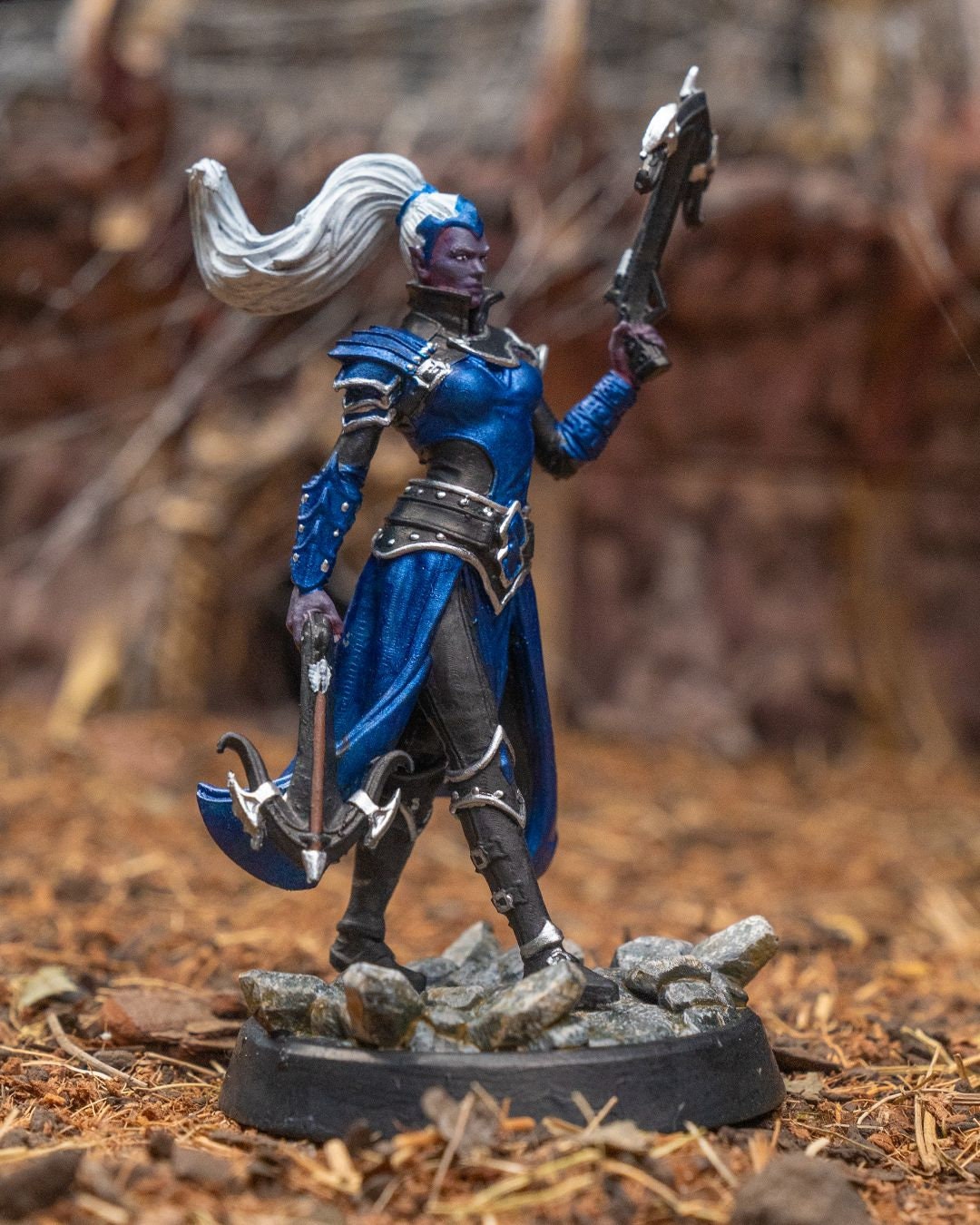 Female Drow Miniature for Dnd Elf Rogue Miniature Dnd Figure for ...