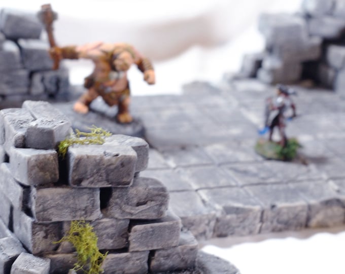 Modular RPG Fantasy Ruins-4 Terrain Dnd Pathfinder Forestgrave 40k FFG ...