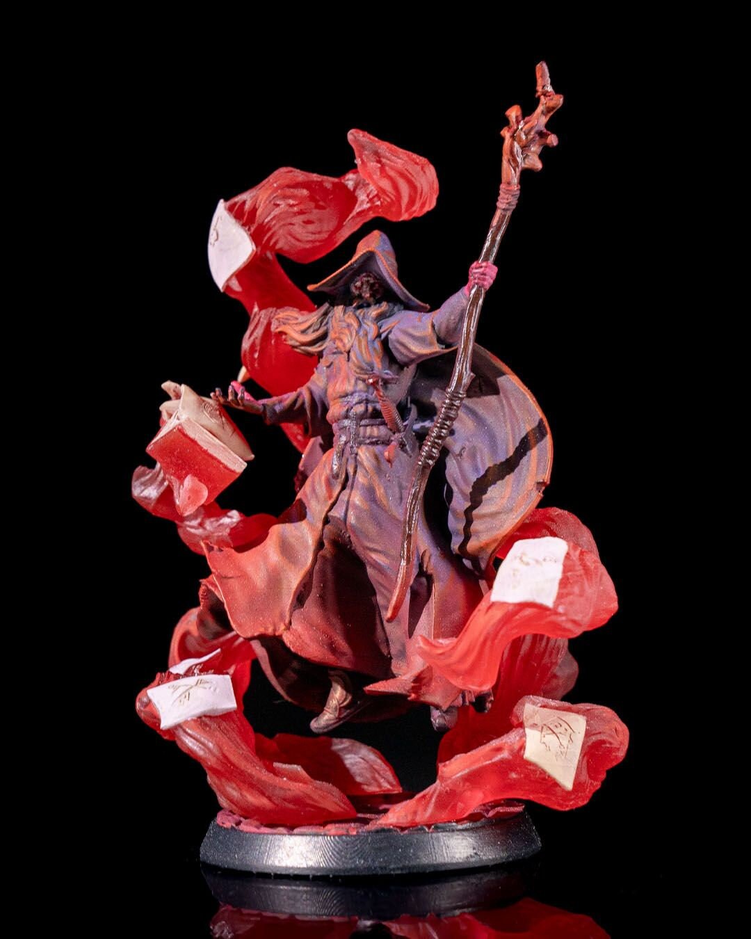 Wizard Miniature For Dnd Male Human Wizard Miniature Dnd Figure For Pathfinder Minis For 