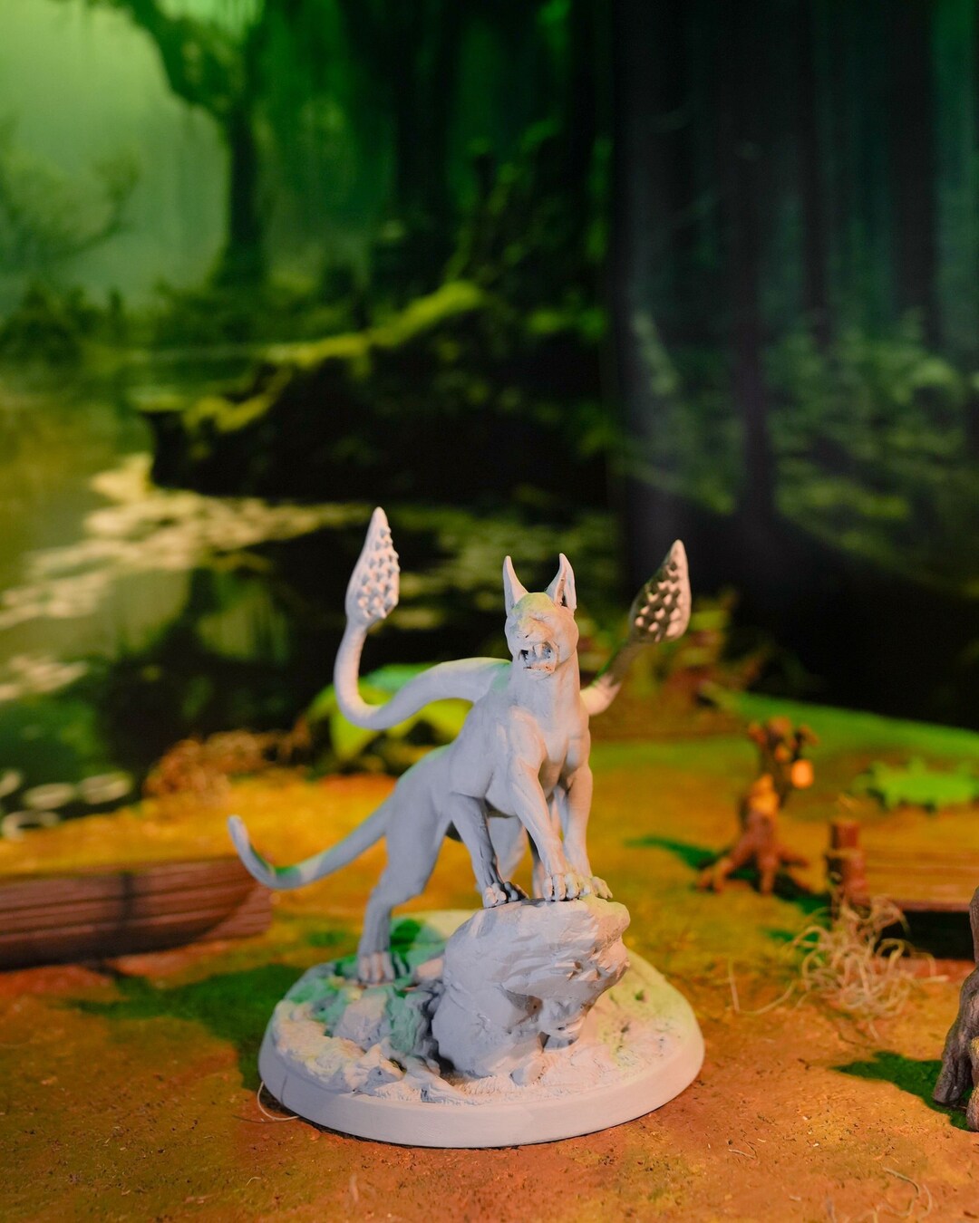 Displacer Beast Miniature for Dnd | Displacer Beast Figure | Miniature ...