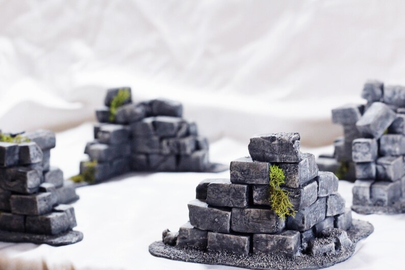 Wargaming Terrain Ruins Dnd Terrain Set Dungeon Terrain for RPG ...