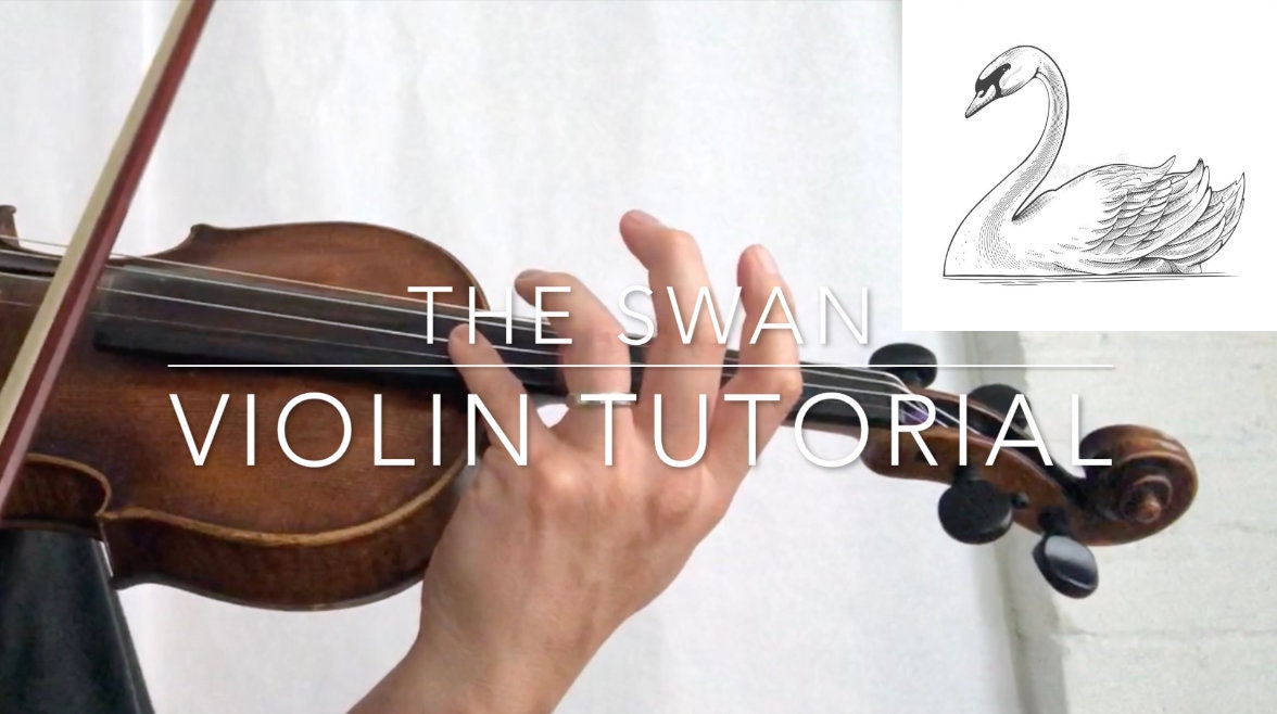 Swan Violin Sheet Music With Fingerings - Etsy