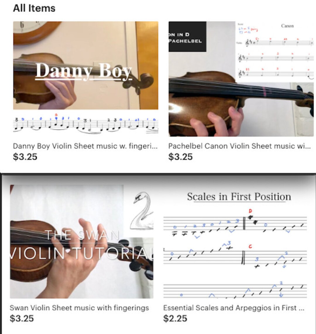 Sheet Music Bundle - Etsy