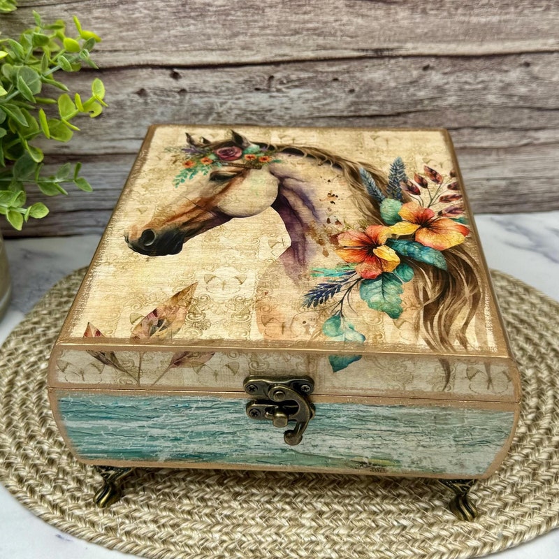 Jewelry Box With a Horse - Etsy