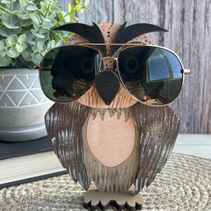 Owl Eyeglass Holder Hand Painted, Perfect Gift for Owl Lovers, Cute ...