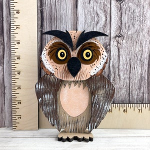 Owl Eyeglass Holder Hand Painted, Perfect Gift for Owl Lovers, Cute ...