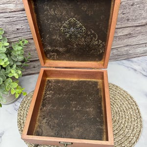 Dragonfly Jewelry or Trinket Box, Lightweight Decoupage Storage Box ...