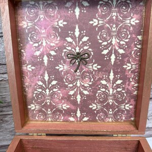 Dragonfly Jewelry or Trinket Box, Dragonfly Decoupage Storage Box ...