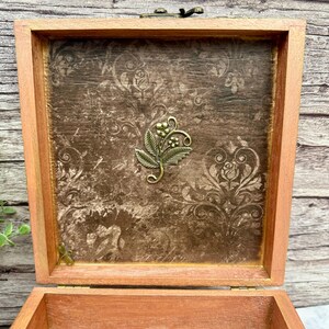Dragonfly Jewelry or Trinket Box, Lightweight Decoupage Storage Box ...