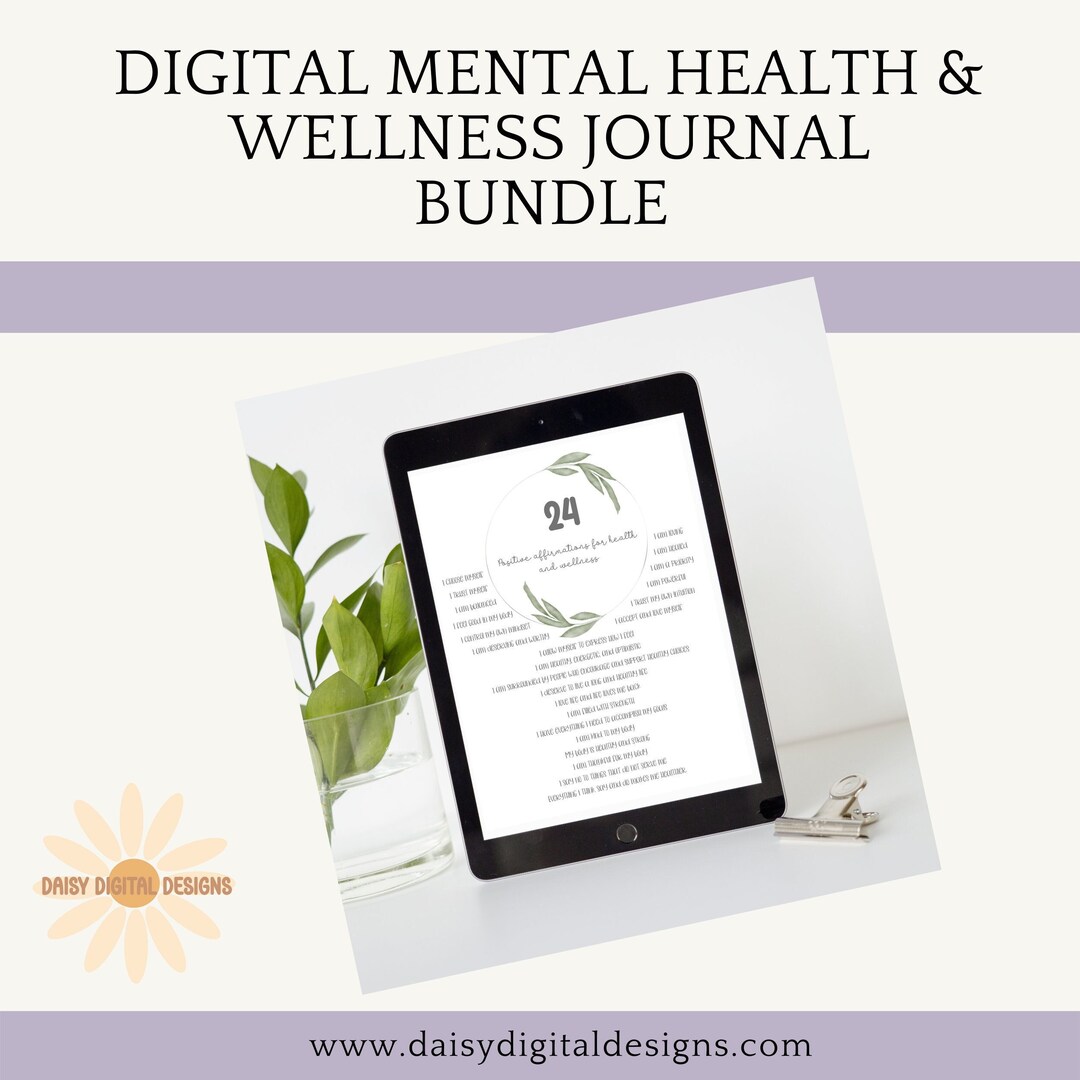 Digital Mental Health Tracker Bundle | Goodnotes Bundle | Digital ...