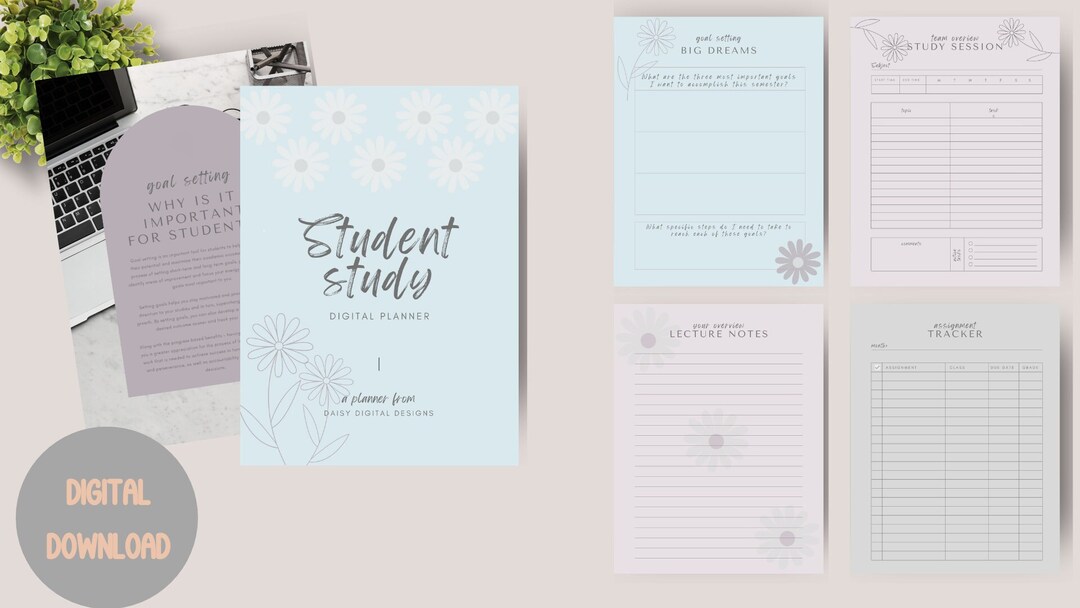 Student Digital Planner | Goodnotes and Notability Planner | High ...