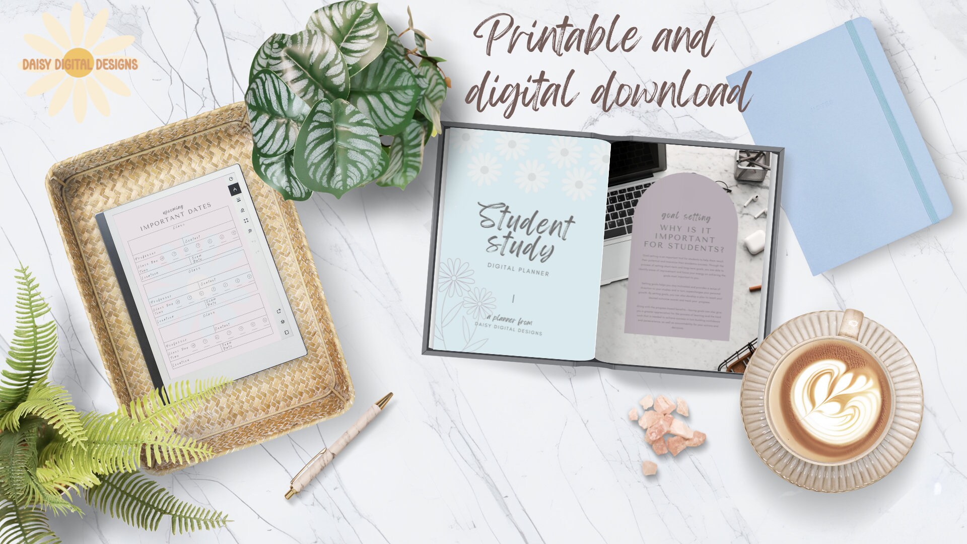 Student Digital Planner Goodnotes and Notability Planner High School ...