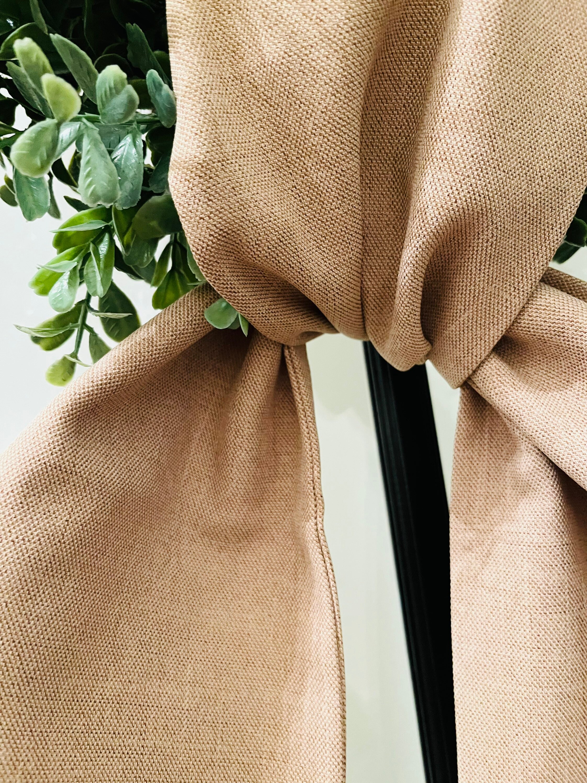 Wreath Sash Large Natural Linen FREE SHIPPING - Etsy