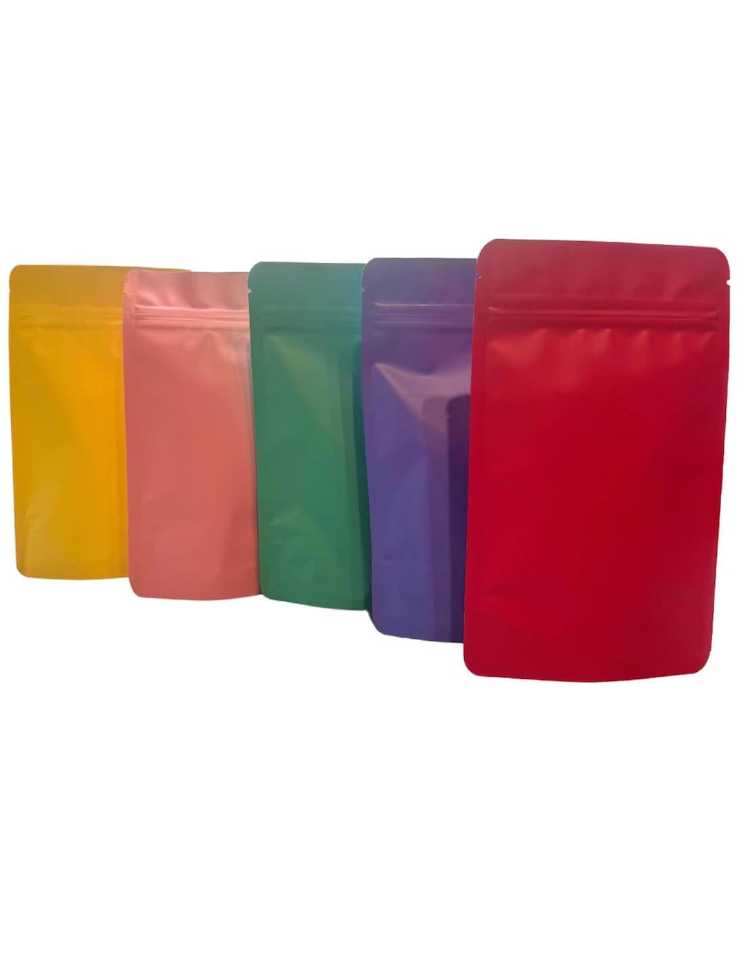 Colorful Doypack Stand up Pouches 50 Pcs Doypack, Zip Lock, Waterproof ...