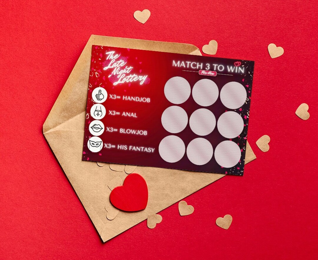 Naughty Scratch Card For Him Sex Scratch Card Birthday T For Him