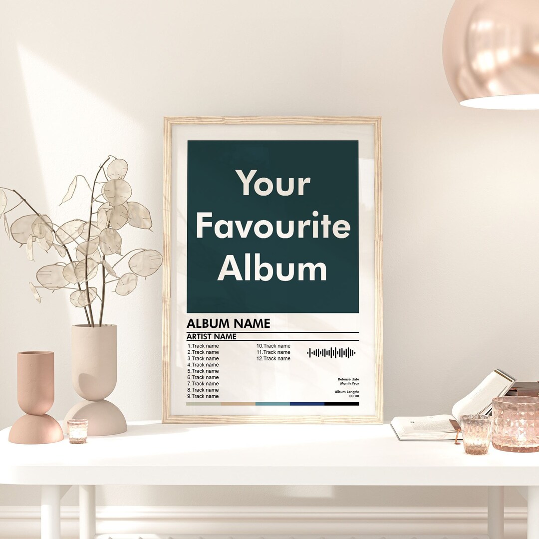 Home Decor, Music Posters - Choose Your Favourite Song Poster - Custom ...