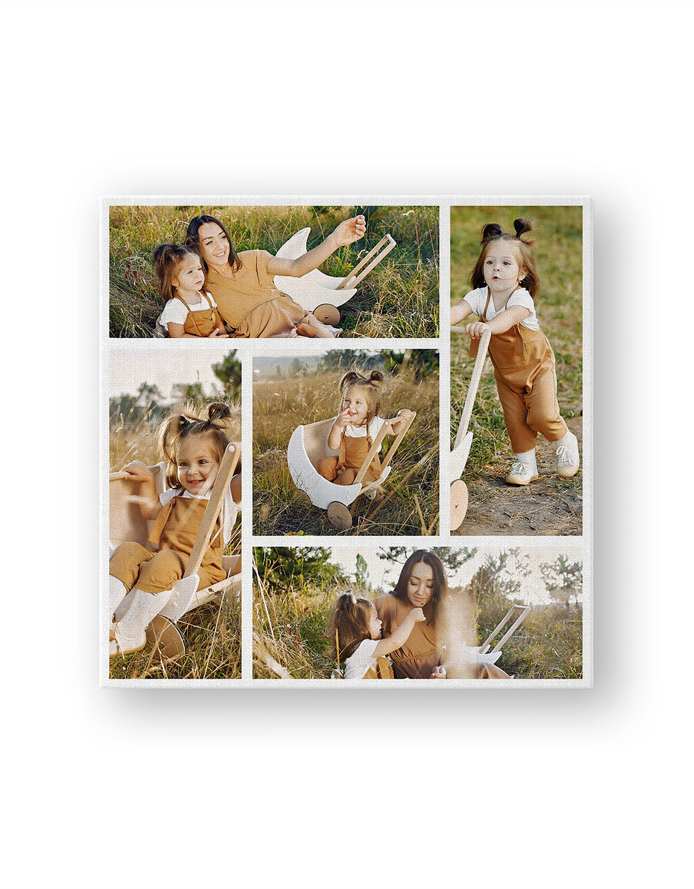 Photo Collage on Canvas. A Canvas Collage With up to 5 Photos. A Photo ...