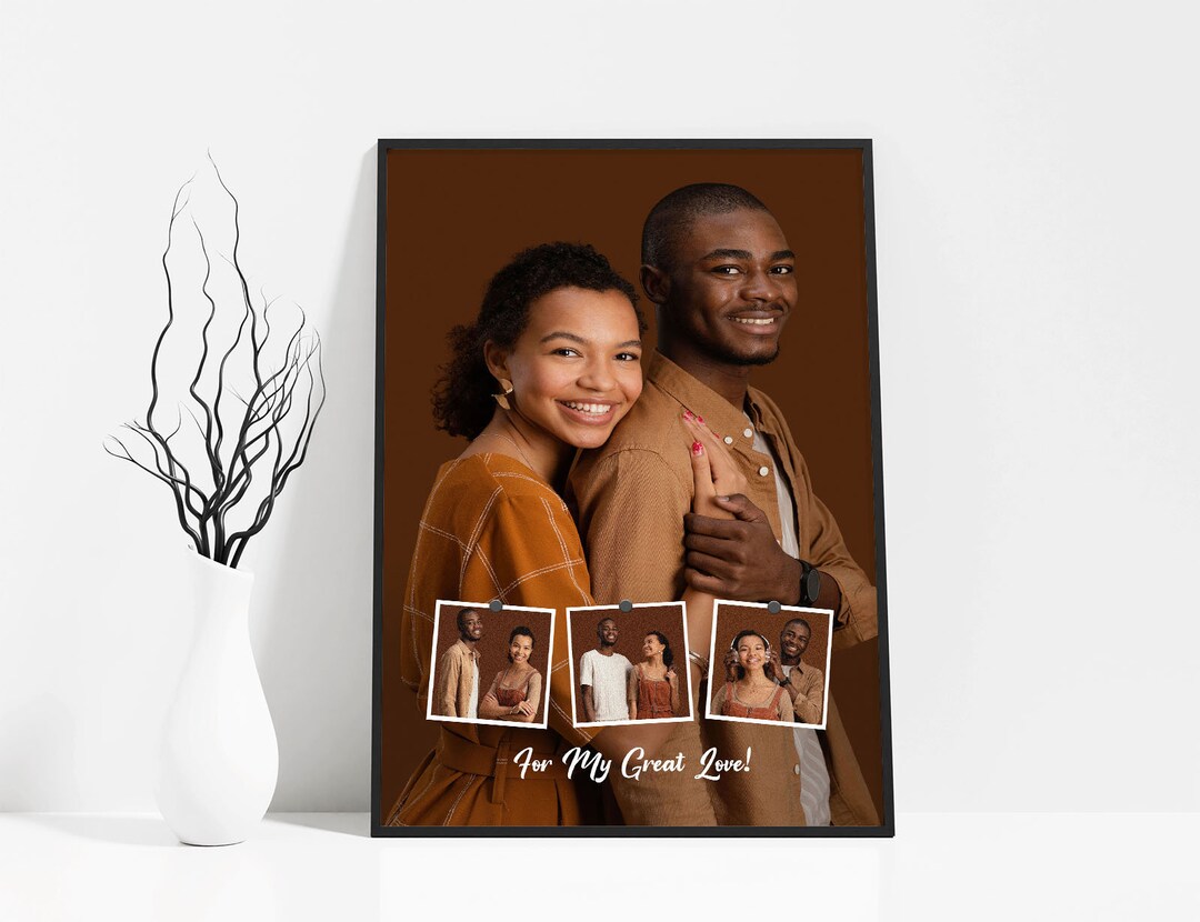 Photo Frame, Gift, for Couples. A Photo Collage Simple but Elegant ...