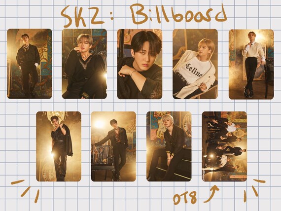 Stray Kids Billboard Shoot Photocards - Etsy